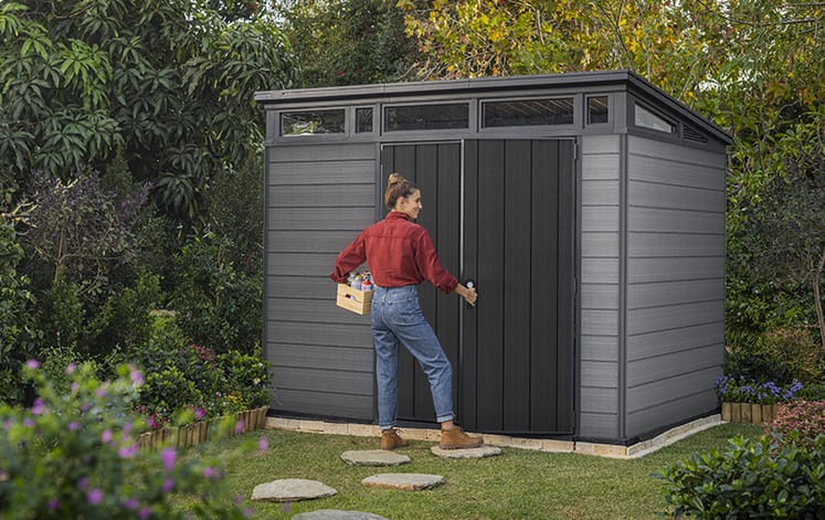 Cortina Shed 9x7ft - Grey