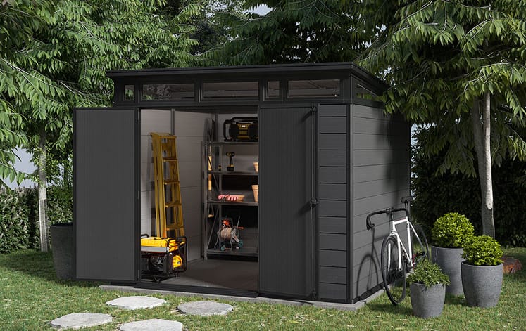 Cortina Shed 9x7ft - Grey