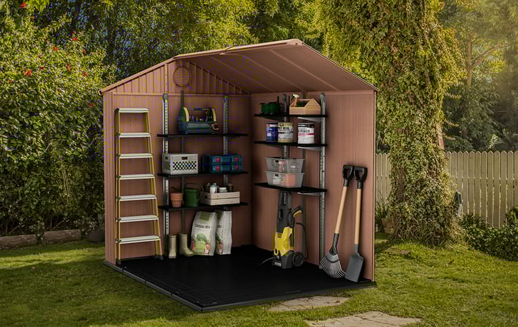 Black Shelf Kit 40 for Storage Sheds - Keter US