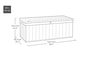 Darwin Graphite 100 Gallon Storage Deck Box - Keter US