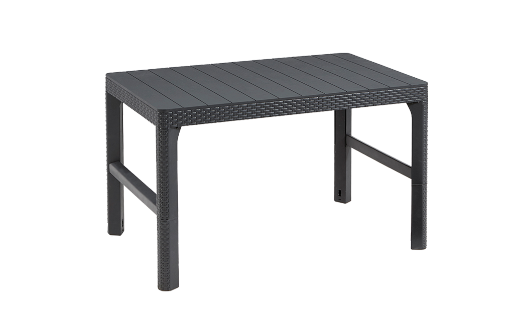Keter Lyon Verstelbare Tuintafel -116x71,5x40/66cm - Antraciet - Keter NL