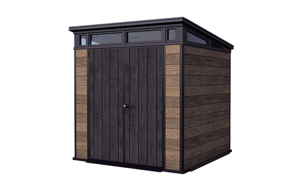Keter Signature Shed 7x7ft - Walnut Brown - Keter UK