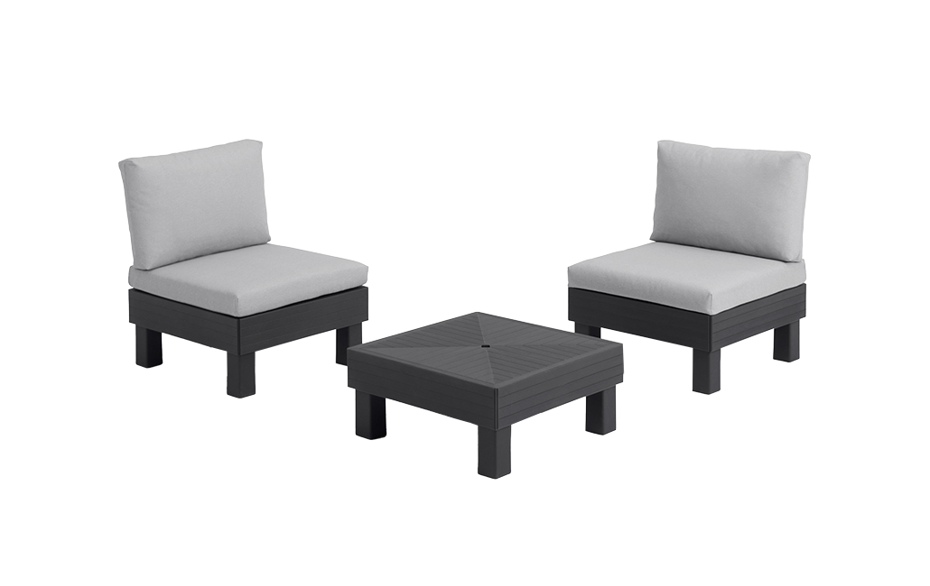 Keter Elements Balcony Set - Graphite - Keter UK