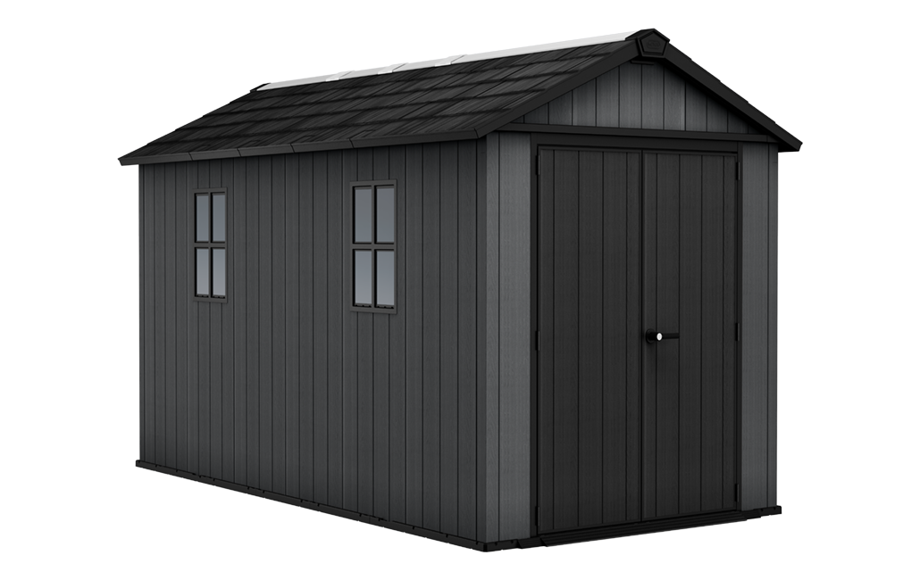 Keter Newton Plus Shed 7.5x13ft - Grey - Keter UK