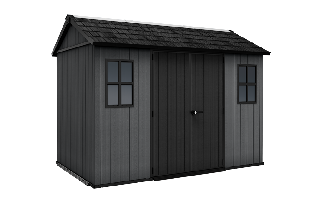 Keter Newton Plus Shed 11x7.5ft - Grey - Keter UK